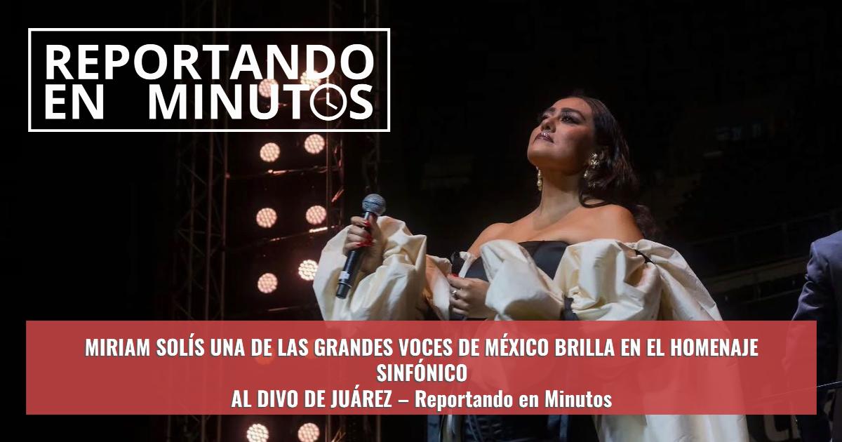 MIRIAM SOLÍS UNA DE LAS GRANDES VOCES DE MÉXICO BRILLA EN EL HOMENAJE ...